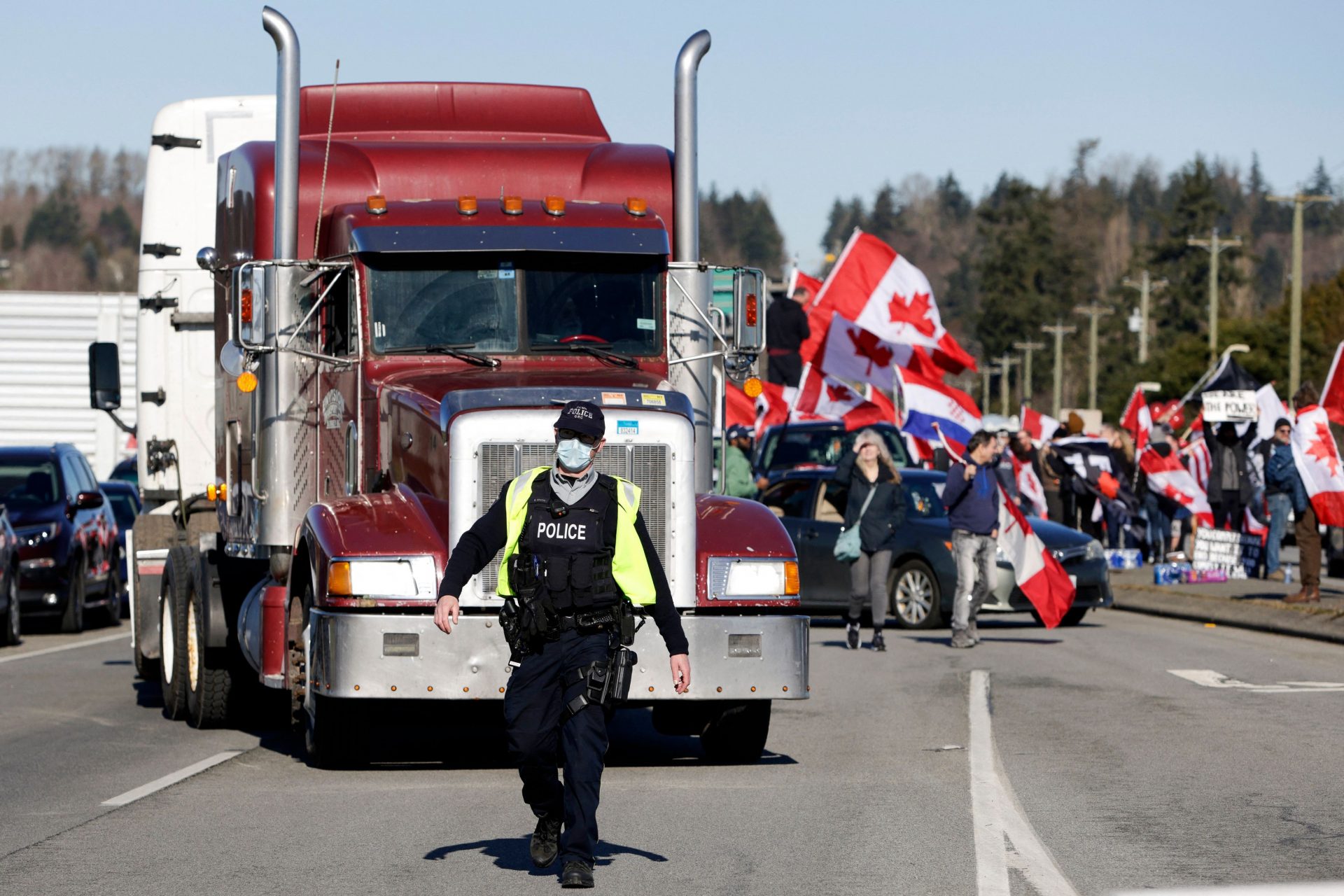 Freedom Convoy: RCMP Make Arrests at Coutts Border Crossing, Seize ...
