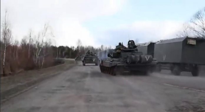 What the Z and V on Russian Tanks in Ukraine Stand For